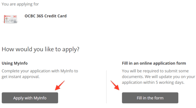 How To Apply For OCBC Credit Card - Singapore-Bank.net